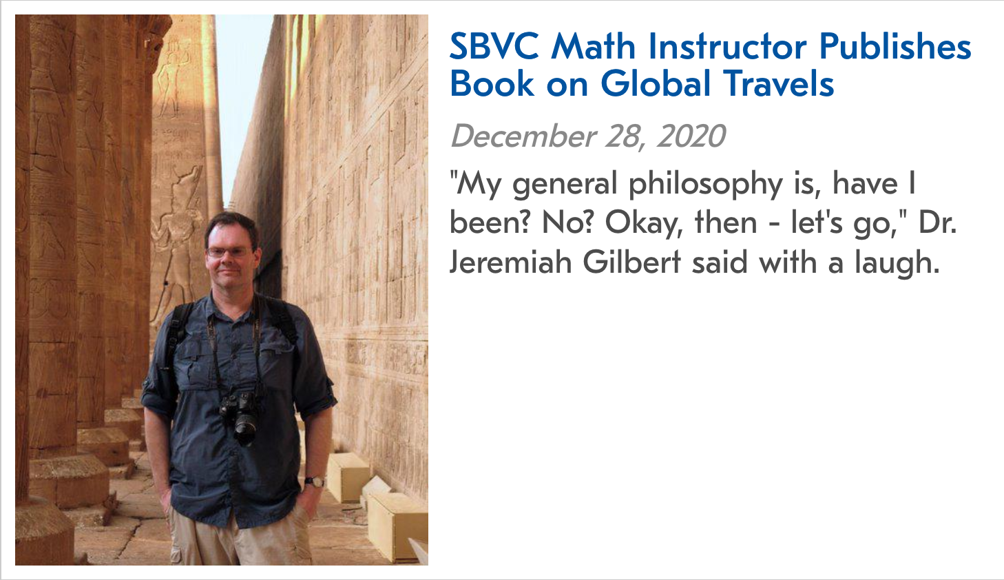 College Profile – Jeremiah Gilbert Photography
