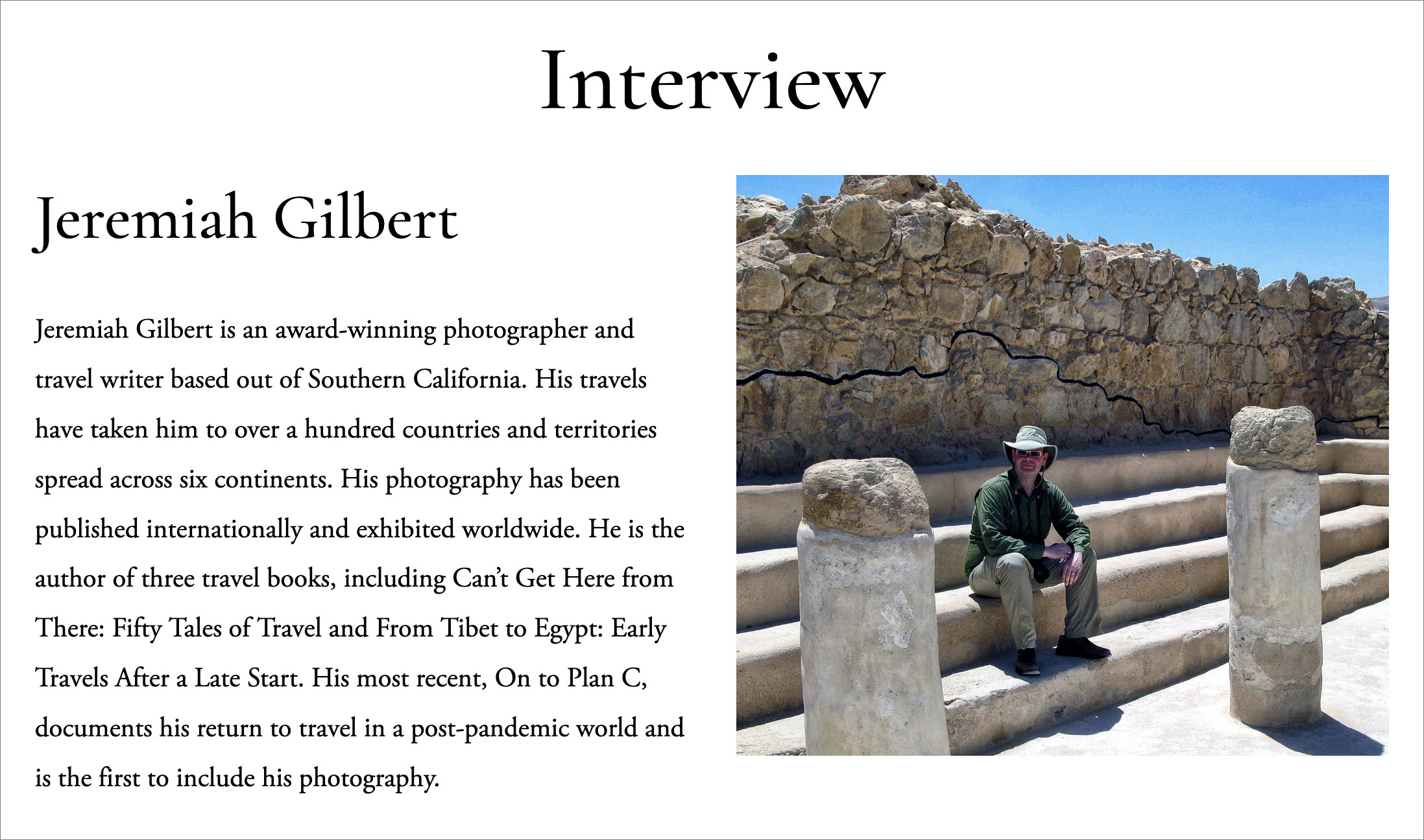 Interview with Artist Closeup – Jeremiah Gilbert Photography