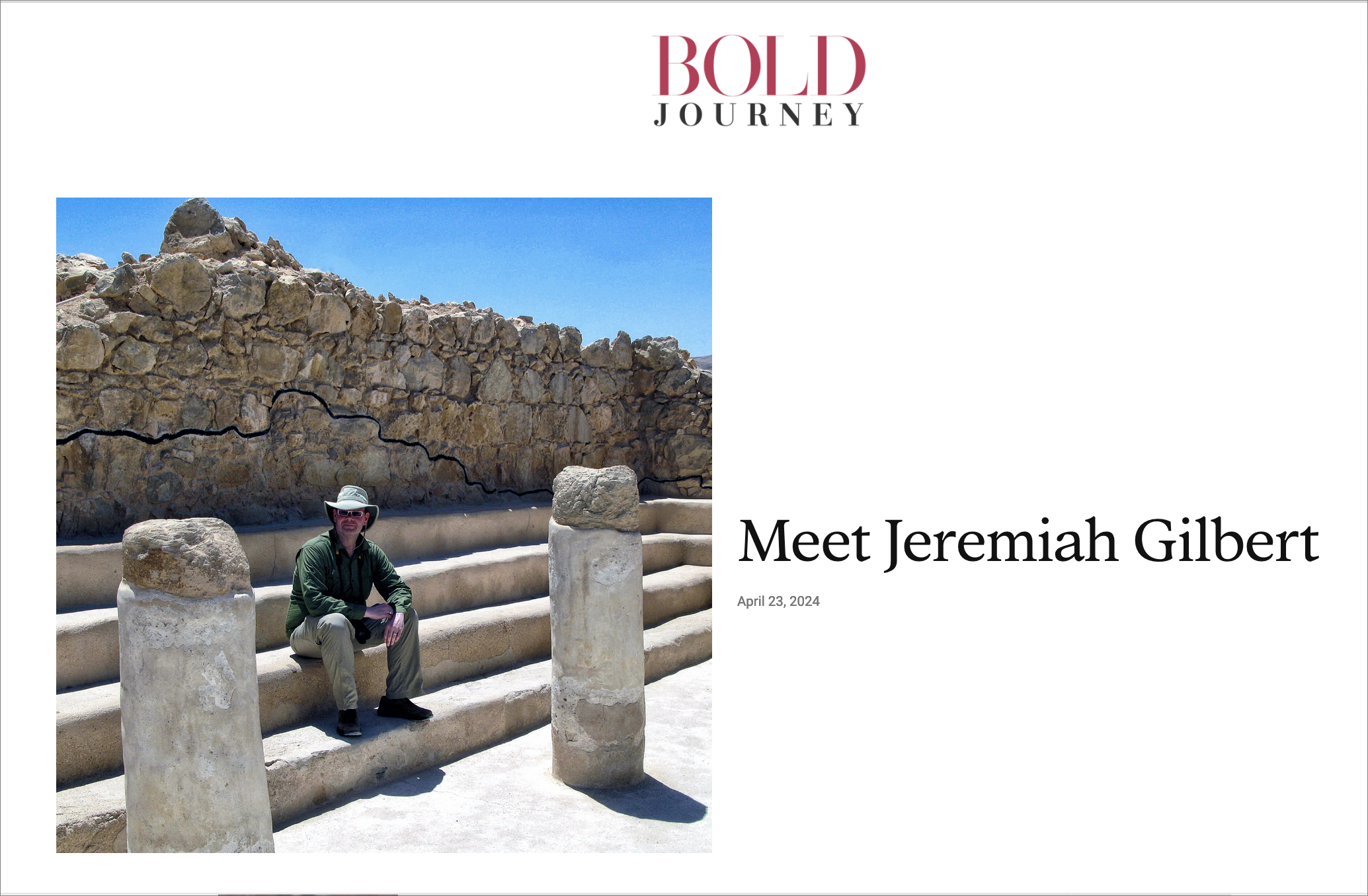 Interview with Bold Journey – Jeremiah Gilbert Photography
