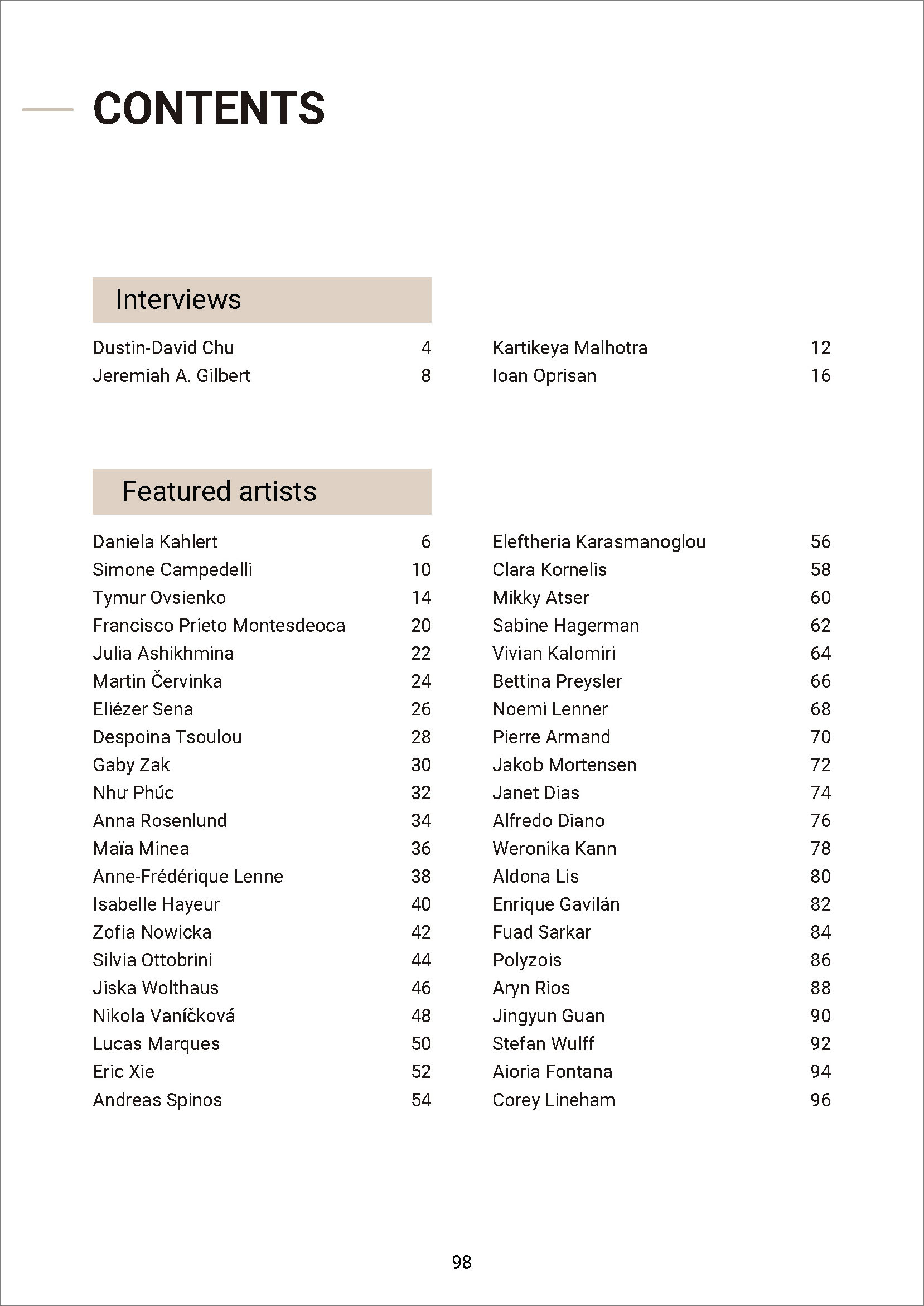 Interview in Visual Poetry Journal Issue 8 – Jeremiah Gilbert Photography