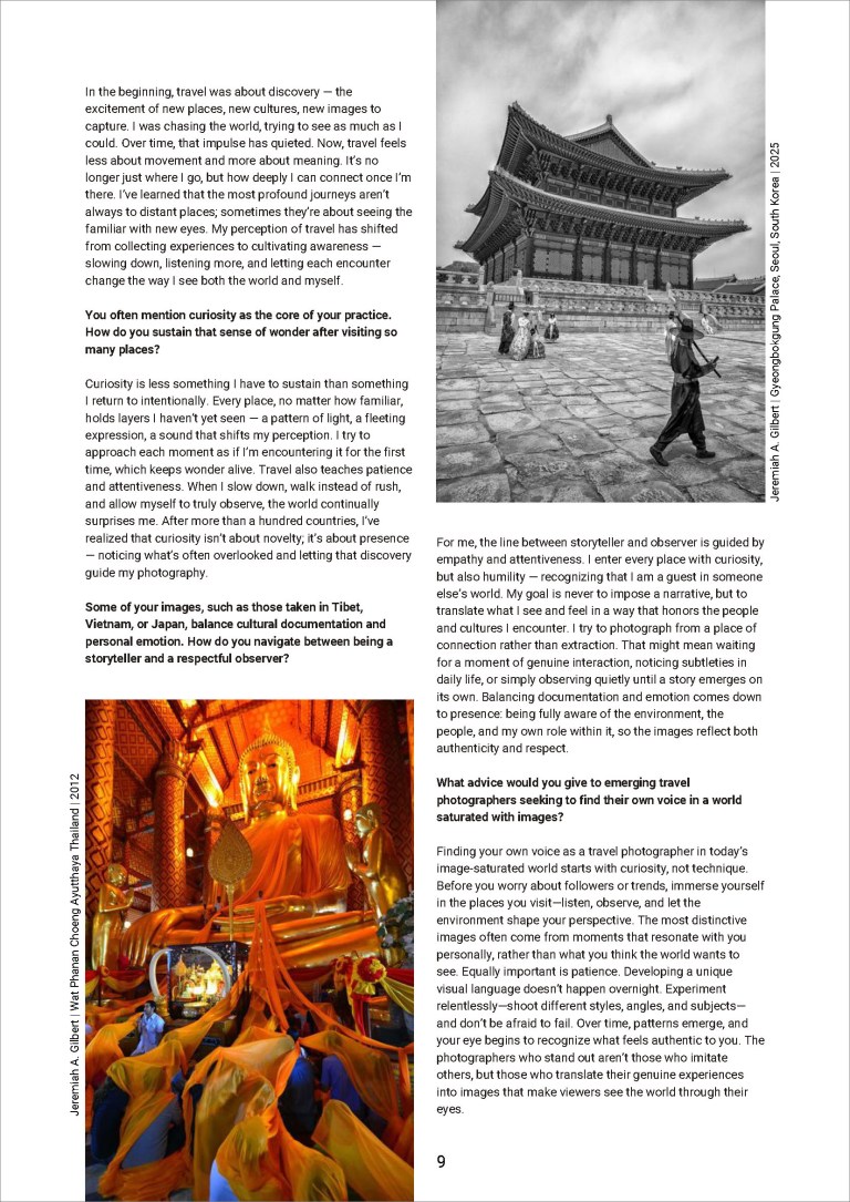 Interview in Visual Poetry Journal Issue 8 – Jeremiah Gilbert Photography