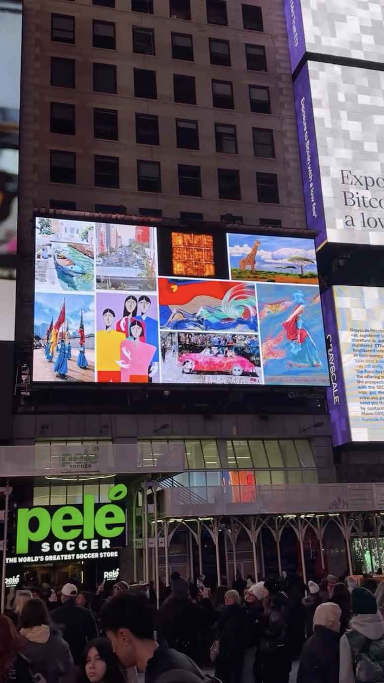 Around The World Artworks in Times Square – Jeremiah Gilbert Photography